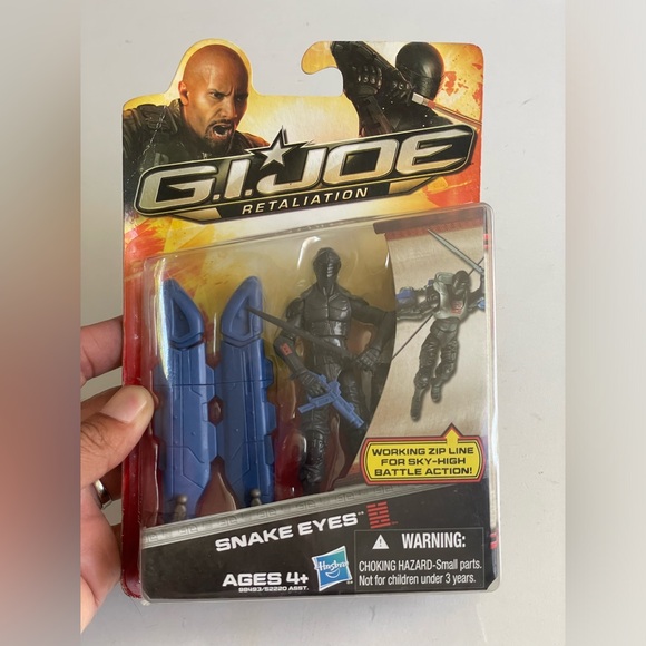 Marvel | Toys | 22 Gi Joe Snake Eyes Retaliation Movie Hasbro Ninja Zip ...